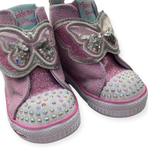 Skechers | Shoes | Nwob Skechers Twinkle Toes 5 Butterfly Flutter ...